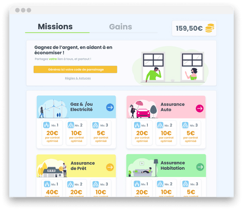 Ideel - Économisez en moyenne 650€ sur vos abonnements